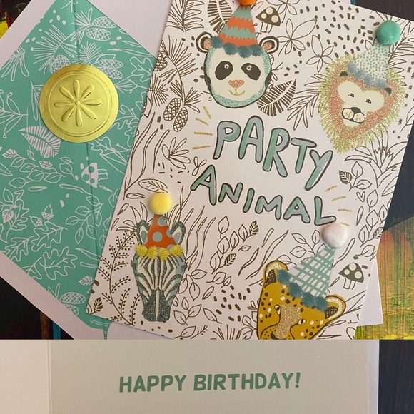 Design | Set Of 6 Animal Birthday Cards Dog And Cat Lover Birthday ...